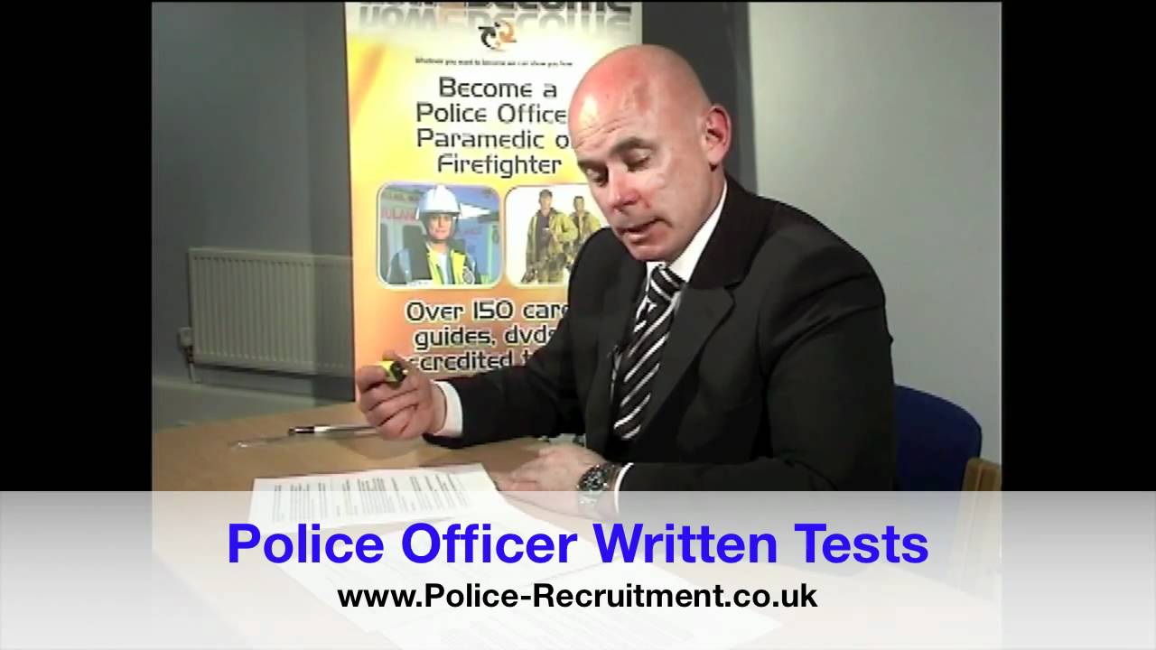 Police Officer Written Sample Tests - YouTube