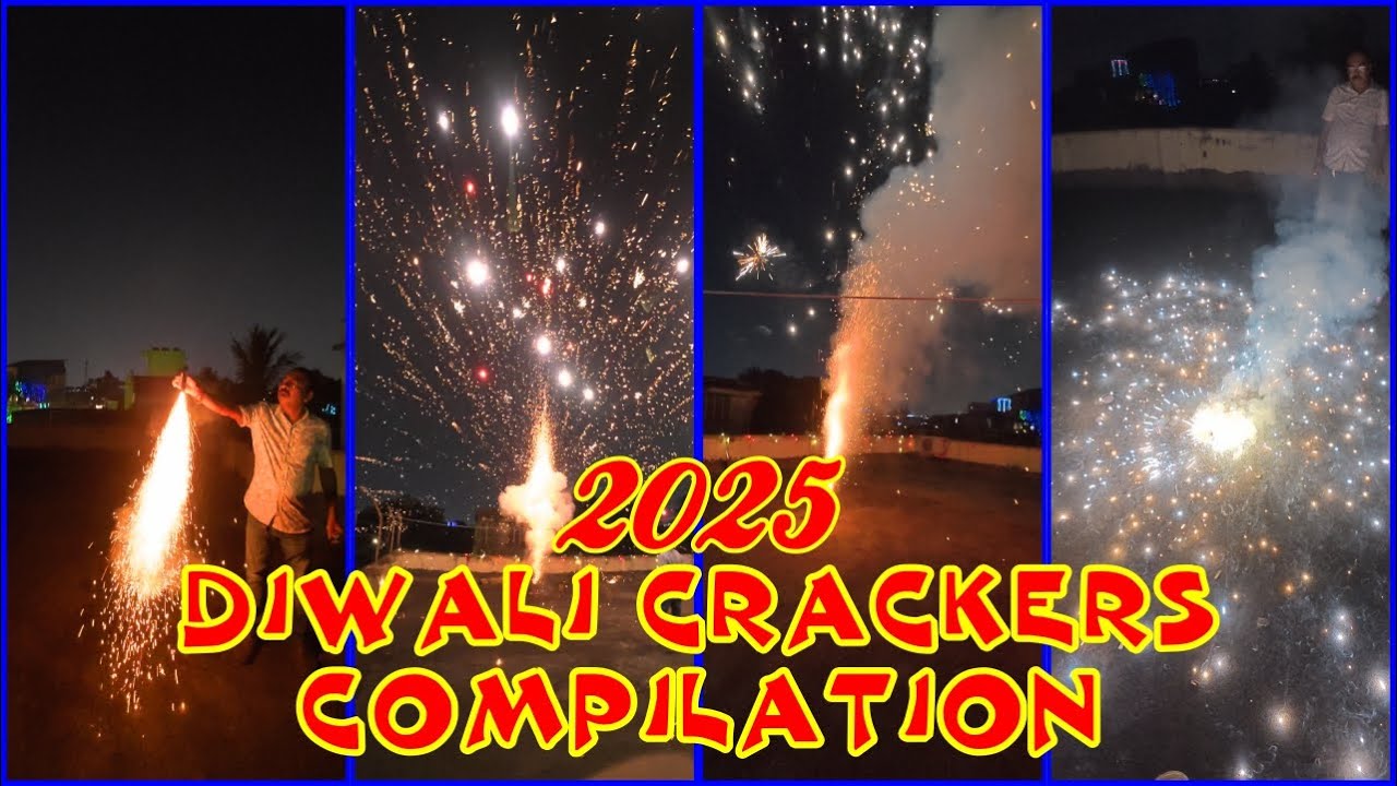 DIWALI 2025 FIRECRACKERS COMPILATION || SKYSHOT, TUBRI, ROCKET ...