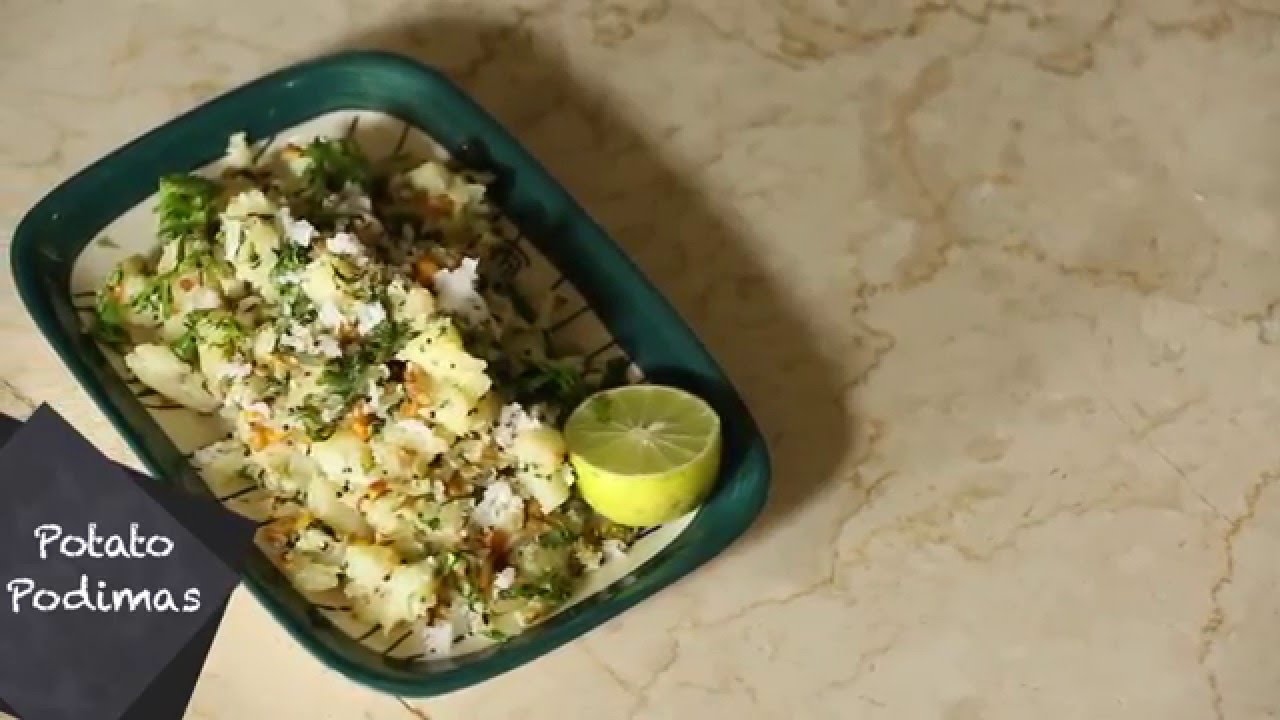 How To Make Potato Podimas (Mashed Potatoes) At Home | South Indian ...