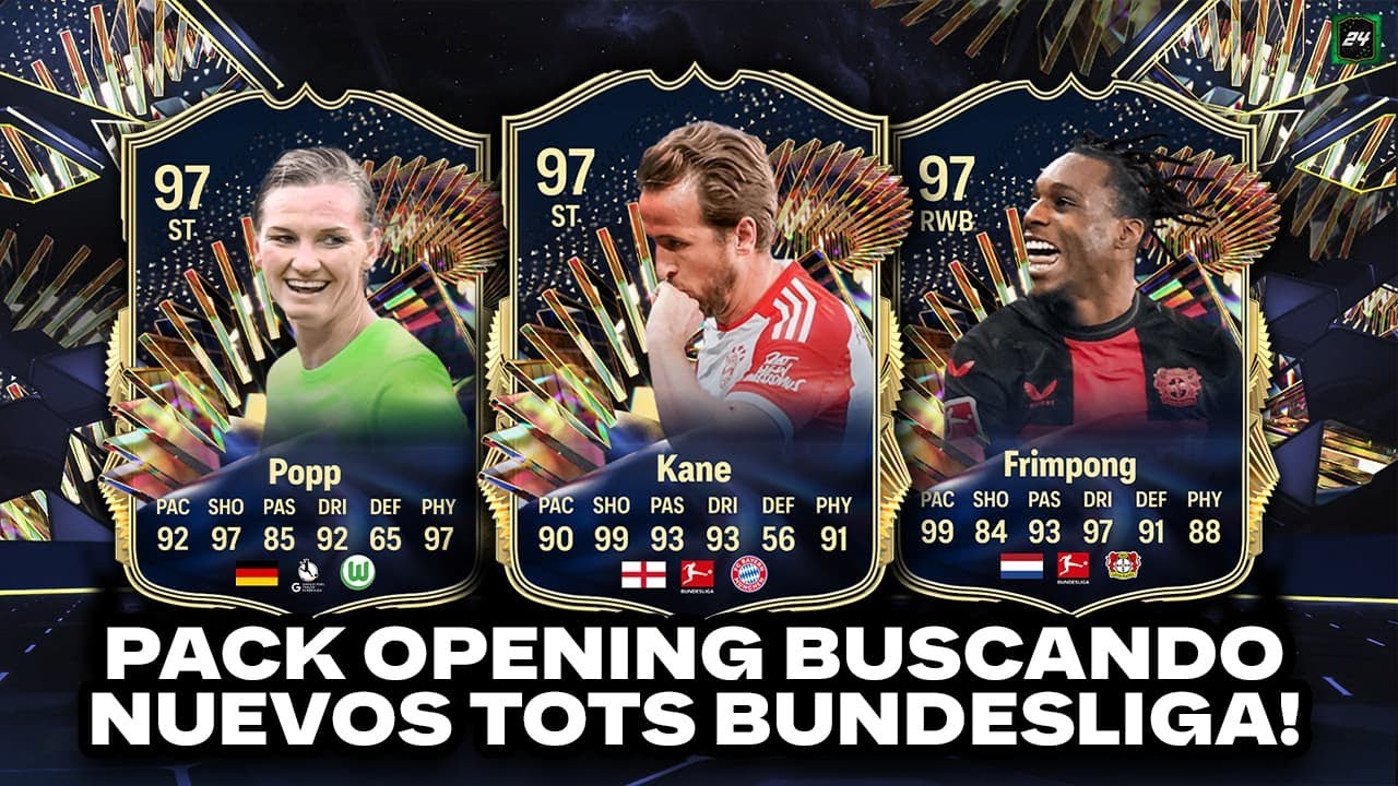 BUSCAMOS LOS NUEVOS TOTS DE LA BUNDESLIGA EN PACK OPENER 24! - YouTube