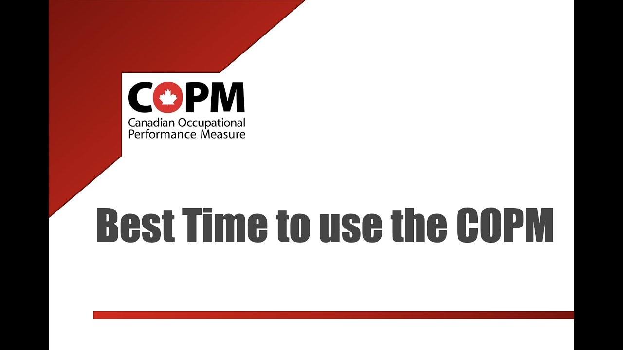 FAQ: When is the best time to do the COPM with my clients? - YouTube