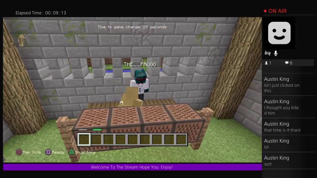 Minecraft LiveStream On PS4 + Music 5 Hour Stream - YouTube