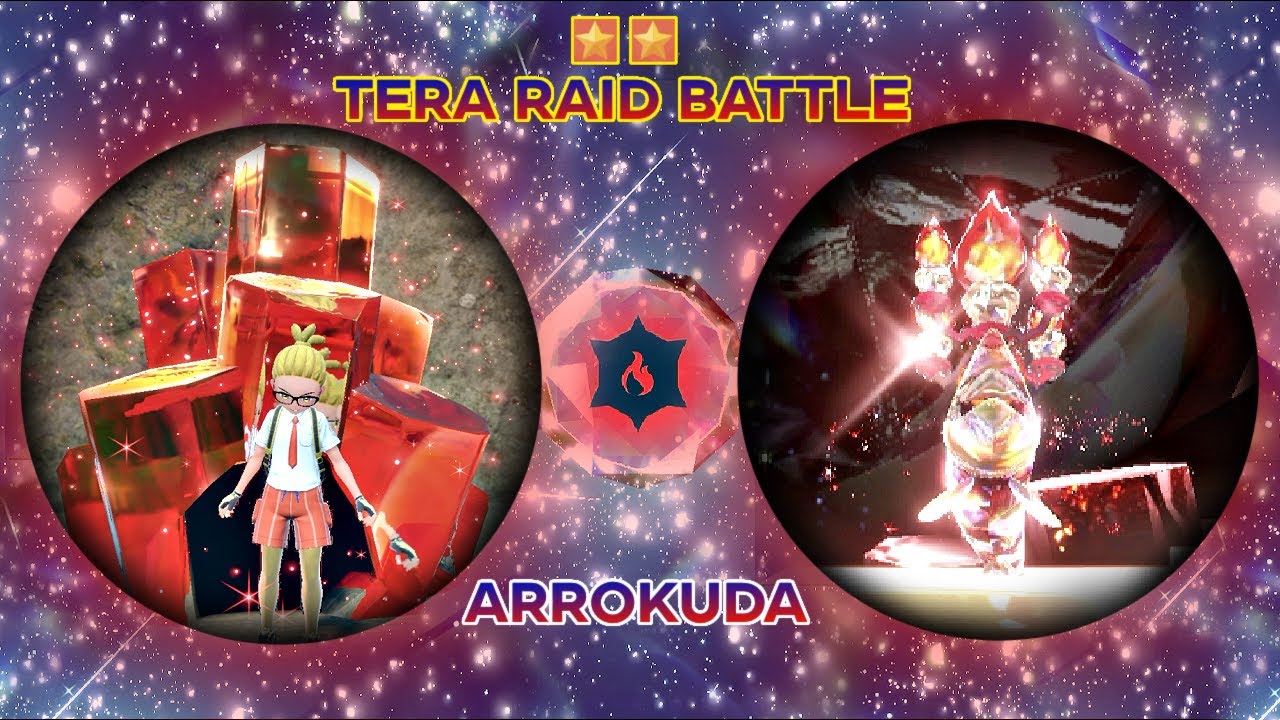Arrokuda // Fire // 2-star // Tera Raid Battle - YouTube