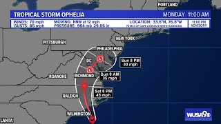 LIVE RADAR: Tracking Ophelia storm timeline | Doovi