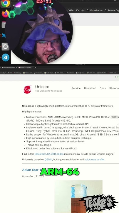 Unicorn Engine: CPU emulador, rápido e premiado! - YouTube