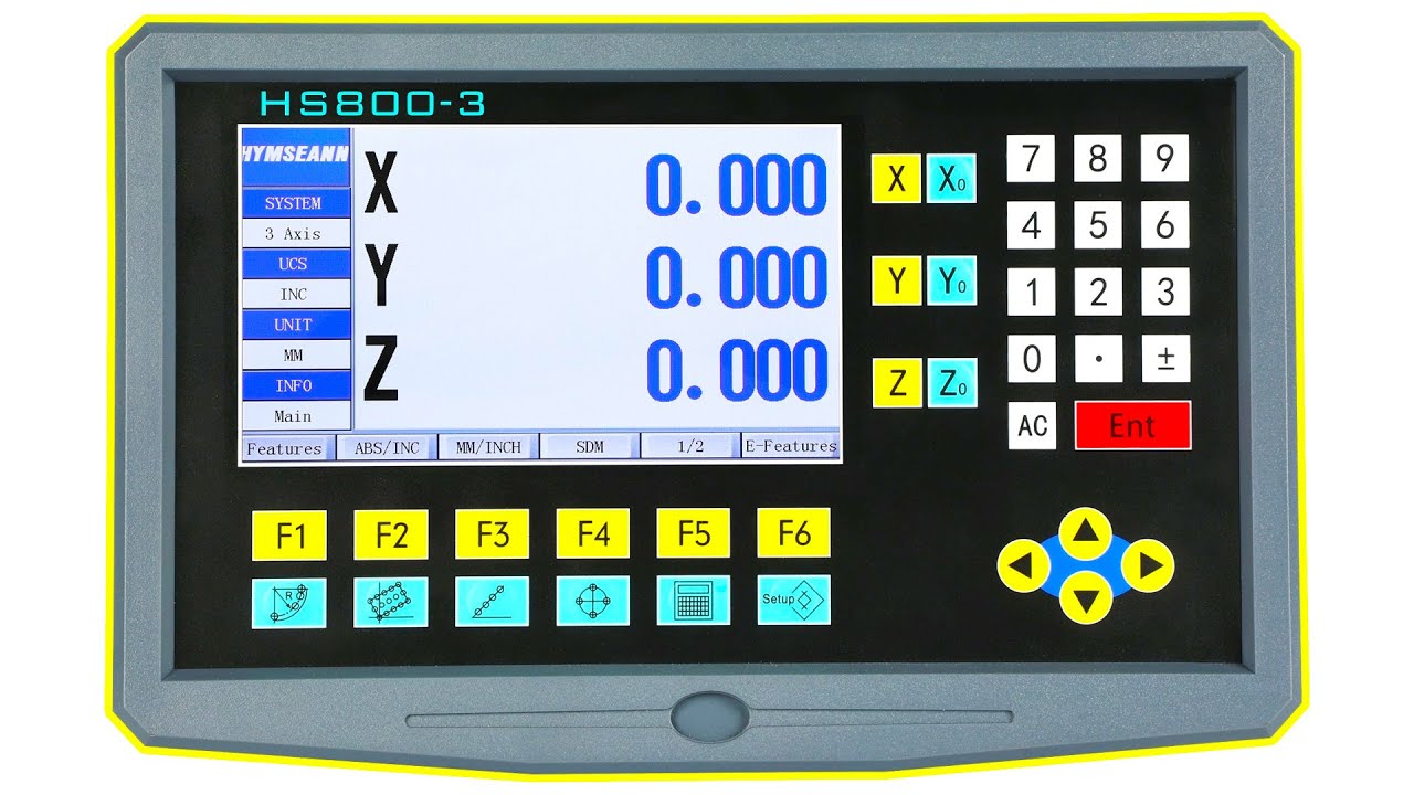 Best 3 Axis Digital Readout | YH800-3 DRO Multifunctional 3 Axis ...