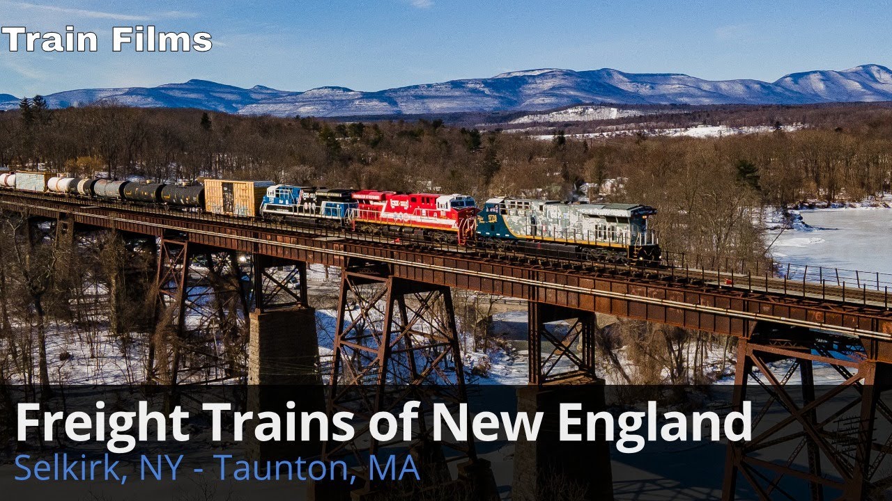 New England Freight Trains Compilation - YouTube