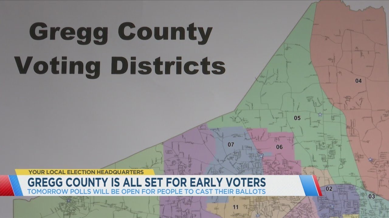 Gregg County ready for early voting ahead of March primaries - YouTube