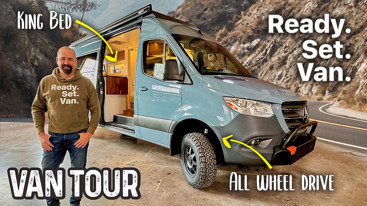 This Luxury Sprinter Van Looks Like a Mini Upscale Apartment - YouTube