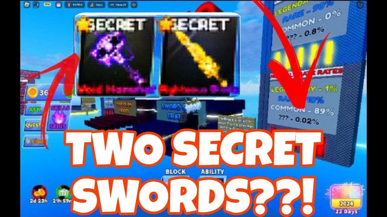 How I Got Two *SECRET SWORDS* BACK TO BACK... (Blade Ball) - YouTube