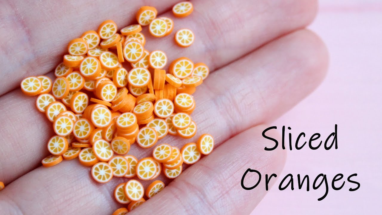 Oranges for decoration. Sliced Oranges. Polymer clay.Tutorial. DIY ...