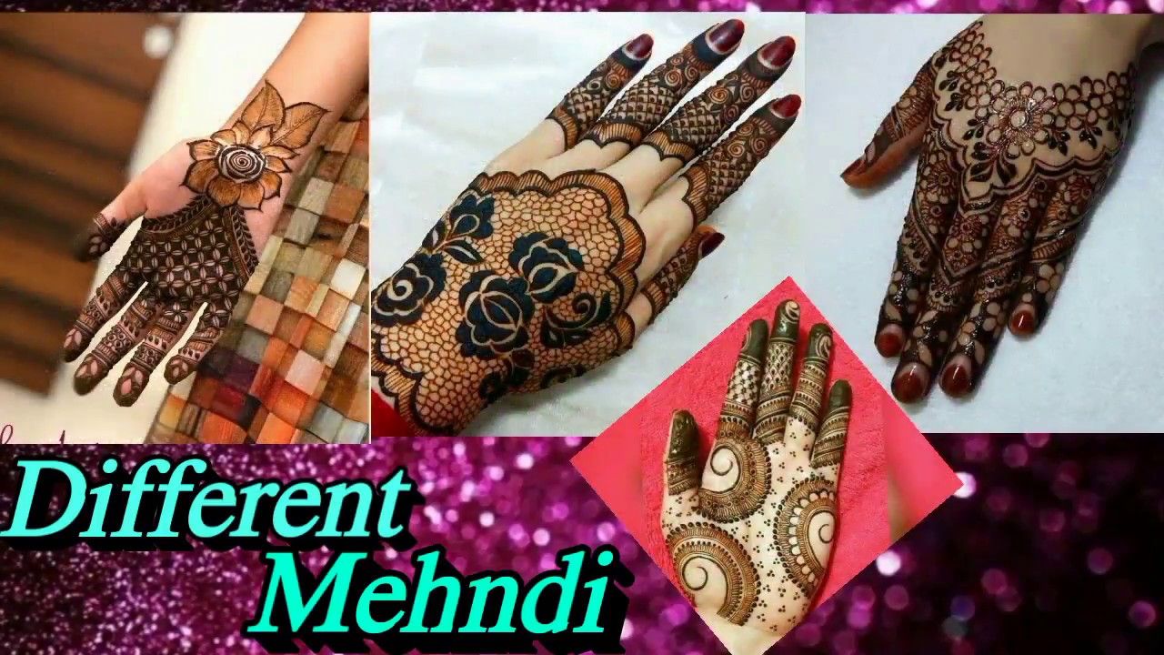 Different Mehndi Design's...... - YouTube