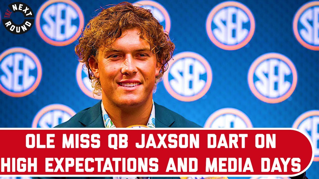 Ole Miss QB Jaxson Dart | SEC Media Days - YouTube