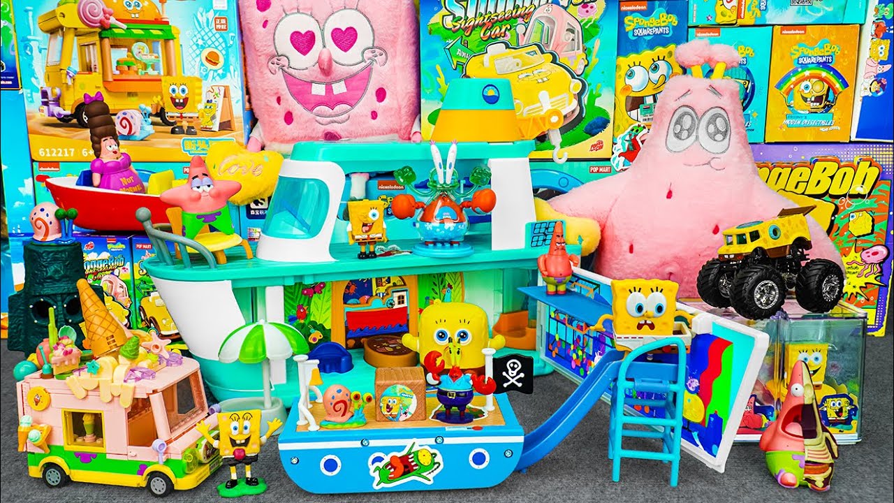 95 Minutes Satisfying with Unboxing Cute SpongeBob Squarepants Cruise ...