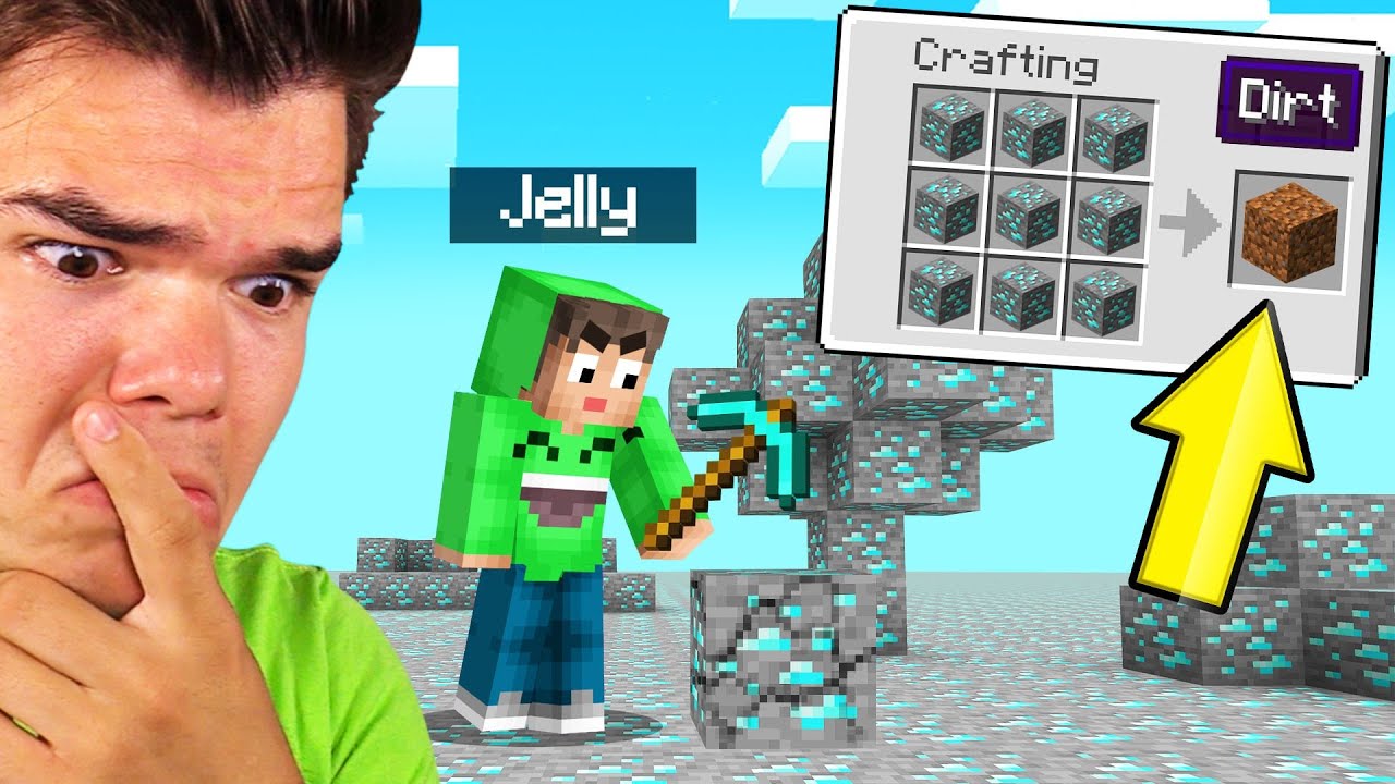 Minecraft But EVERYTHING Is FAKE DIAMOND! (Confusing) - YouTube