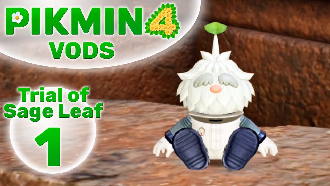 The Leafling Elder? • Pikmin 4 • Trial of Sage Leaf 1/3 - YouTube