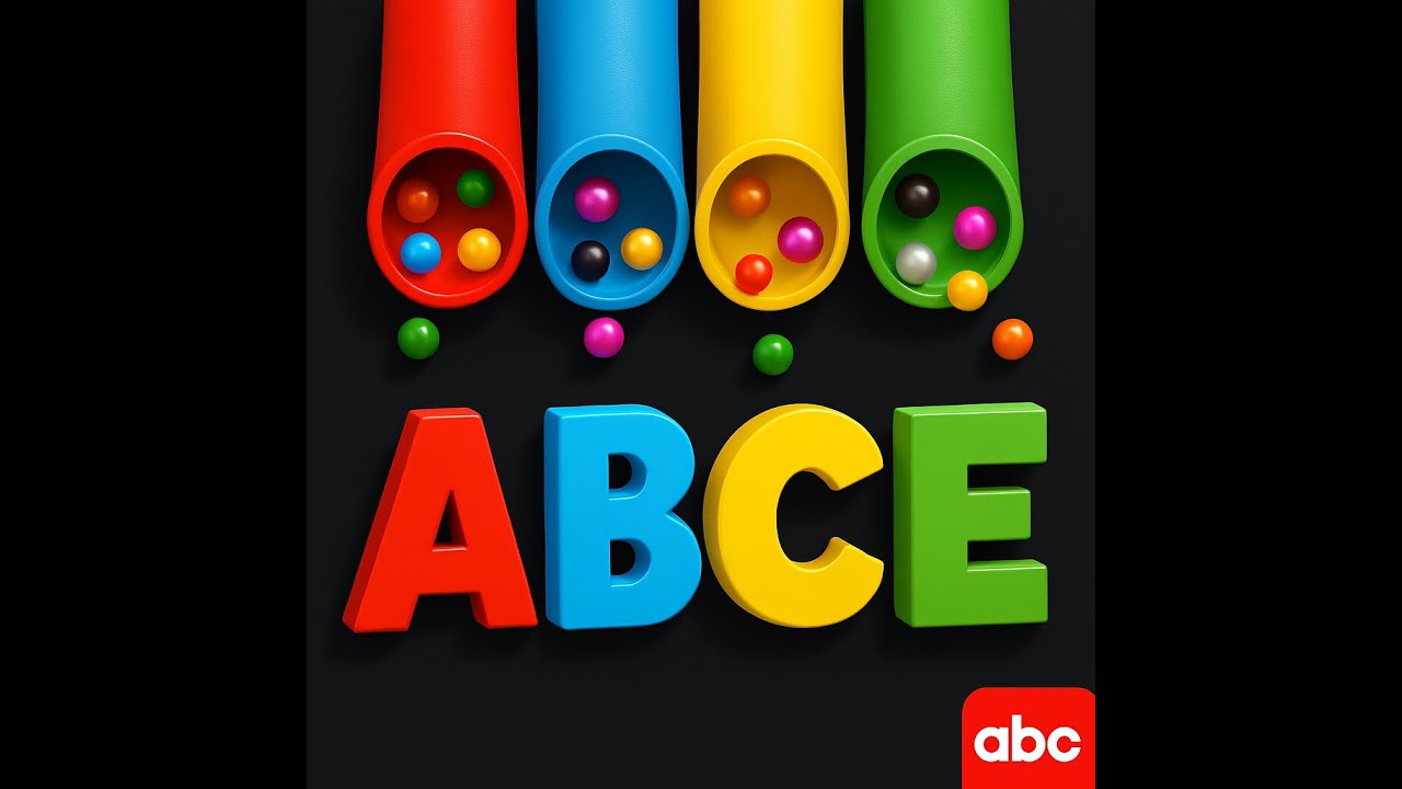 ABC Song for Kids! 🎶 Learn the Alphabet with Colorful Balls & Fun ...
