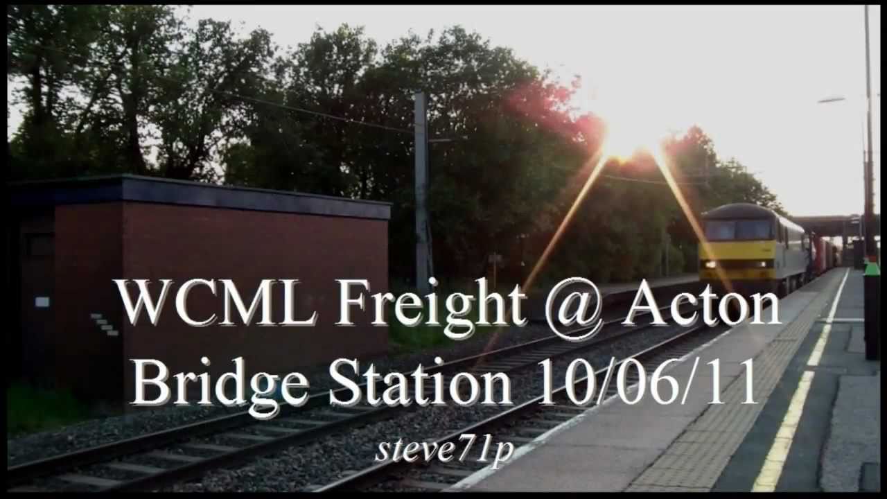 WCML Freight @ Acton Bridge Station 10/06/11 - YouTube