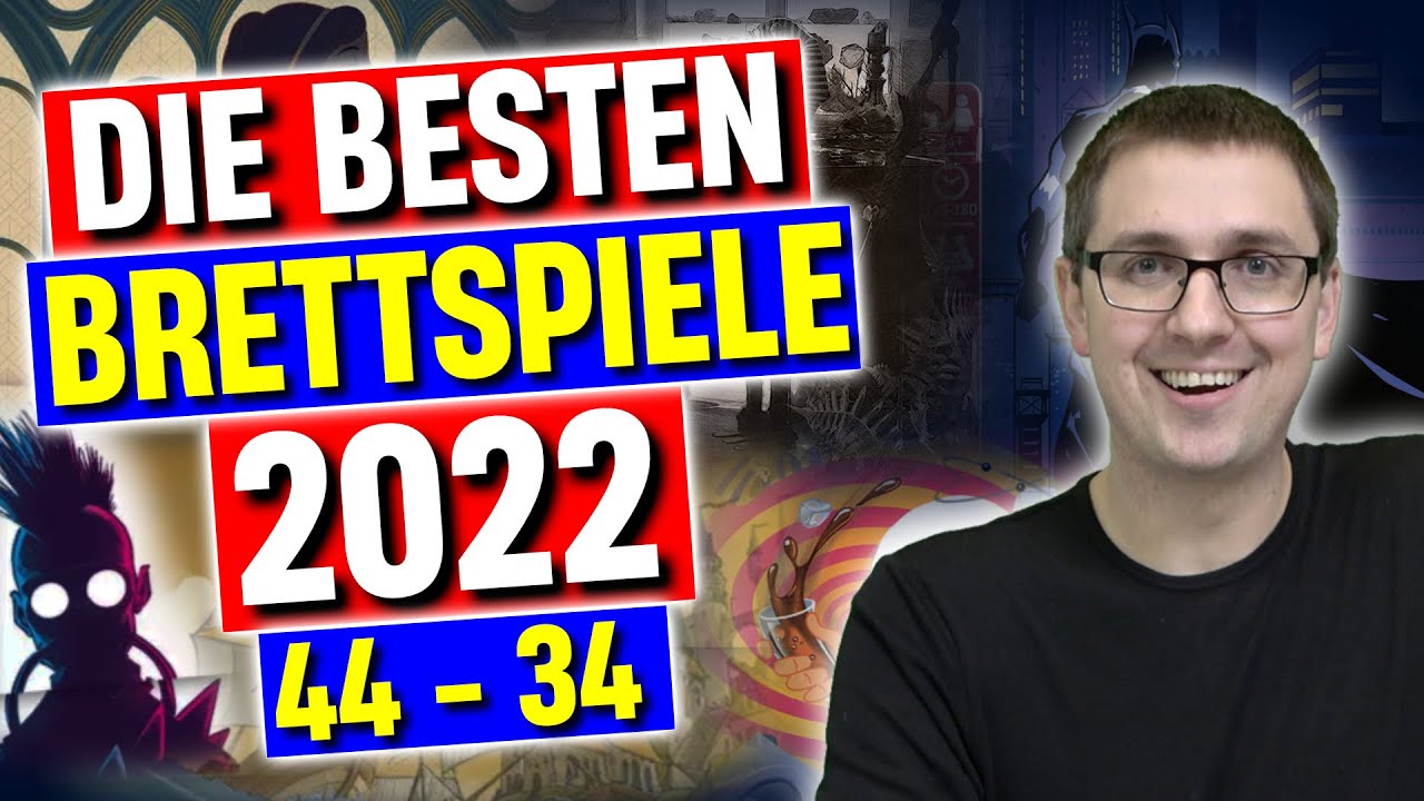 Die besten Brettspiele des Jahres 2022 - Plätze 44 - 34 - YouTube
