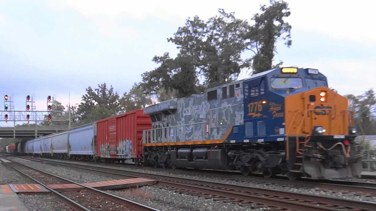 CSX "Spirit Of Our Armed Forces" Veterans Unit in St Denis - YouTube