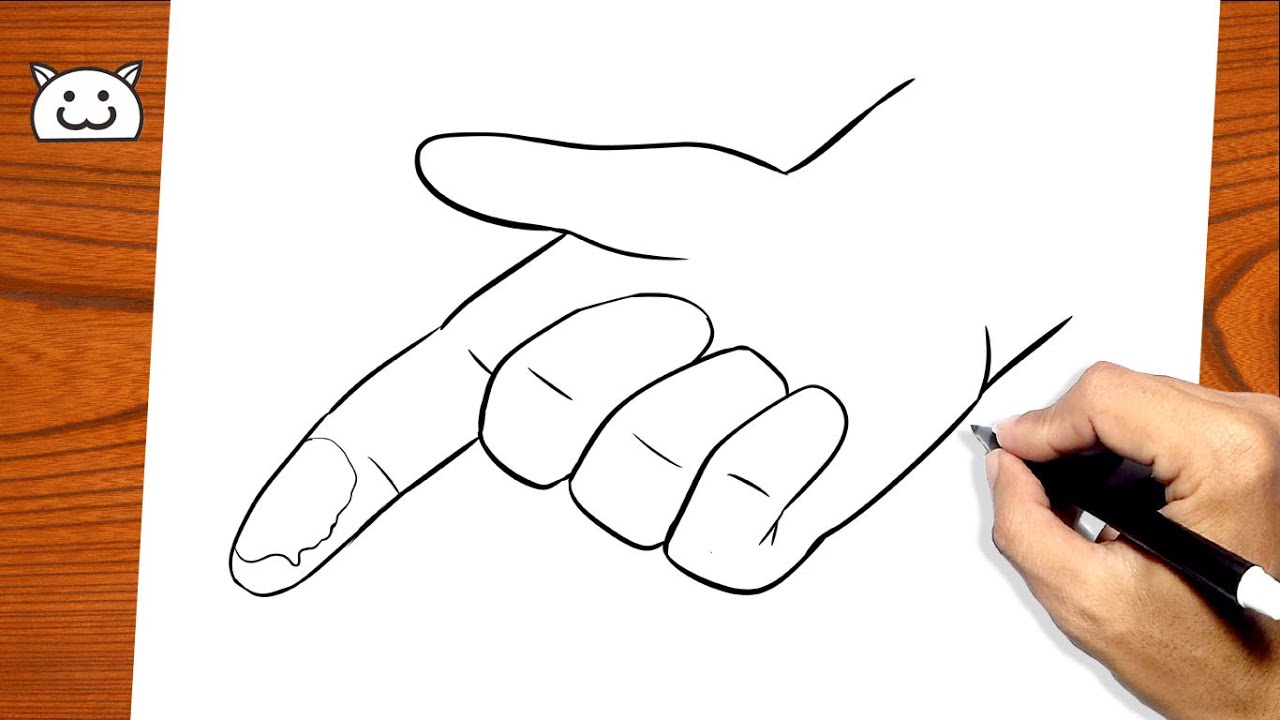 How to Draw Dirty Index Finger - YouTube
