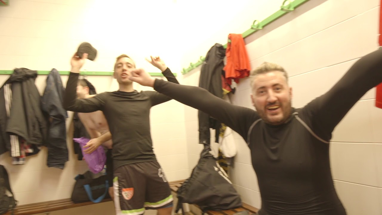 Changing room celebration - YouTube