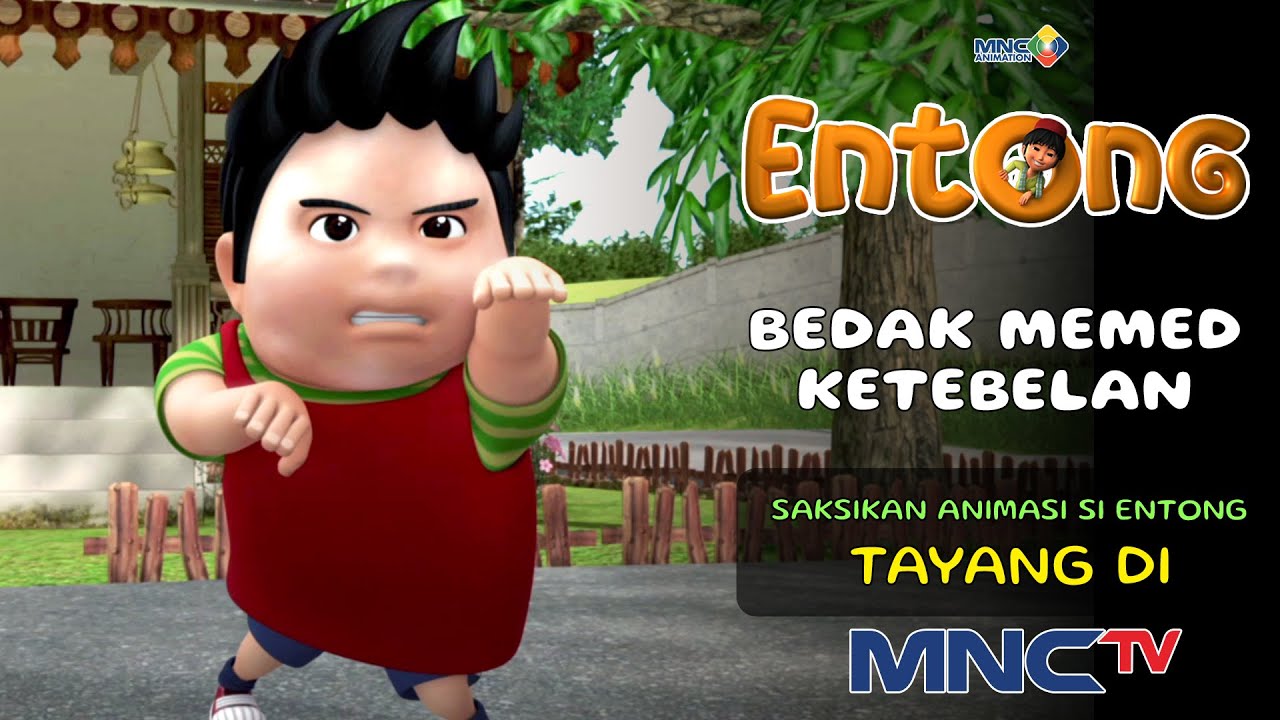 KESERUAN ANIMASI ENTONG - BEDAK MEMED KETEBELAN - YouTube