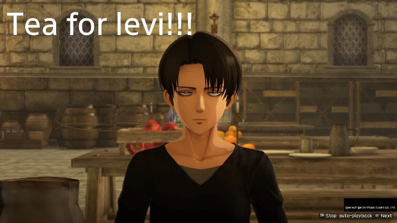 A.O.T. 2 Tea for levi!!! - YouTube