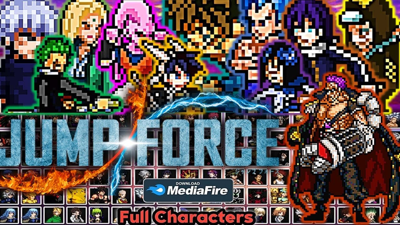 Anime Jump Force V3(700MB) | Apk Offline Full Character - Bvn Mugen ...