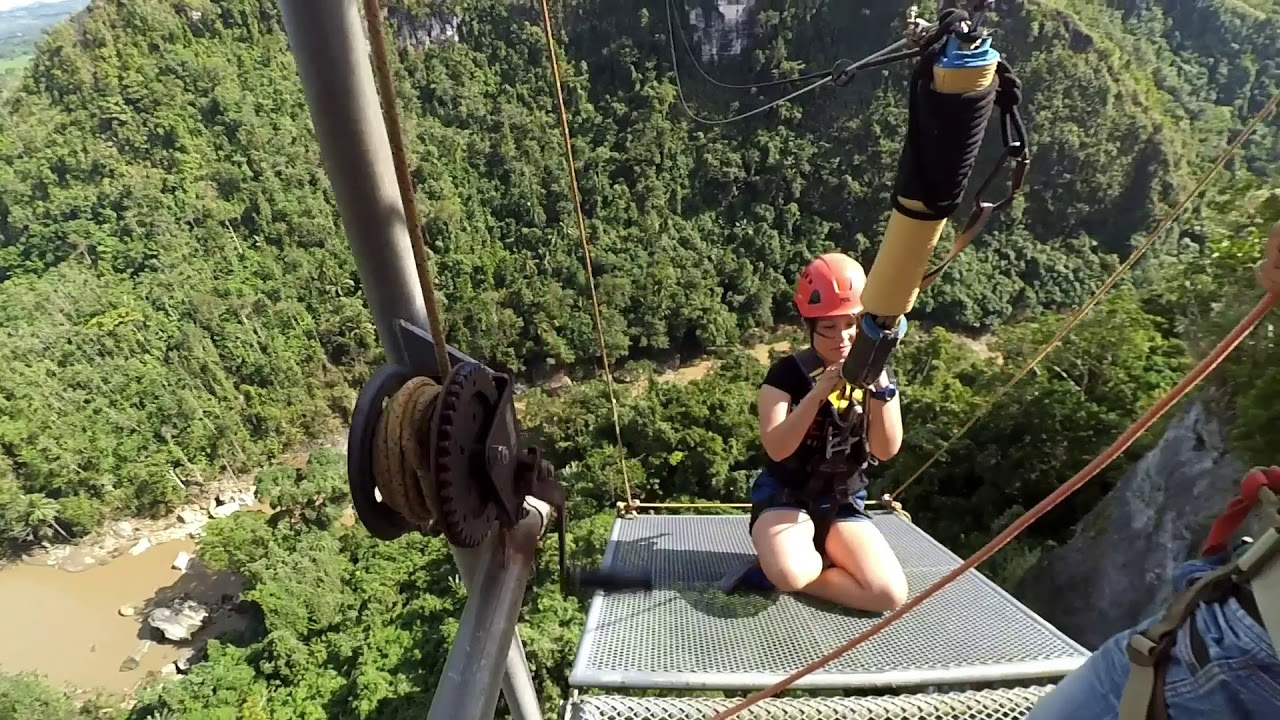 Deadly Drop! (PLUNGE) -- Deepest Canyon Swing in the World! - YouTube