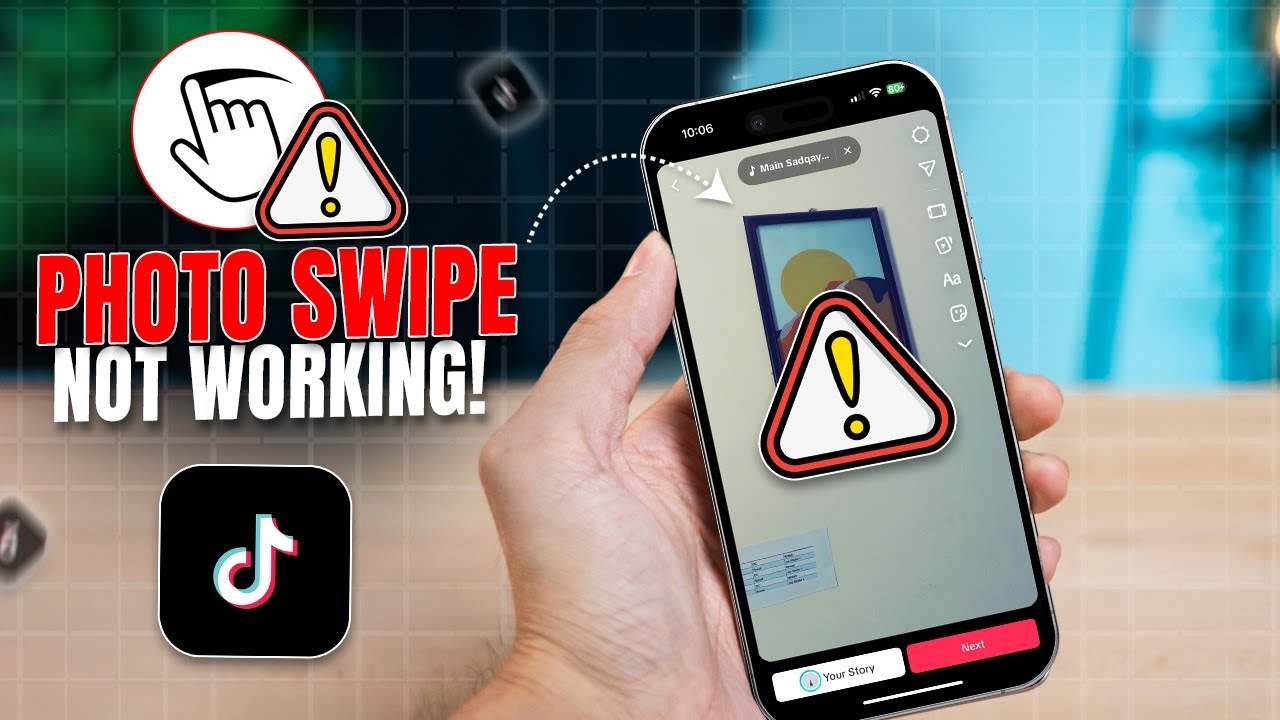 How to Fix TikTok Photo Swipe Not Working on iPhone | TikTok Photo Mode Glitch Solved - YouTube