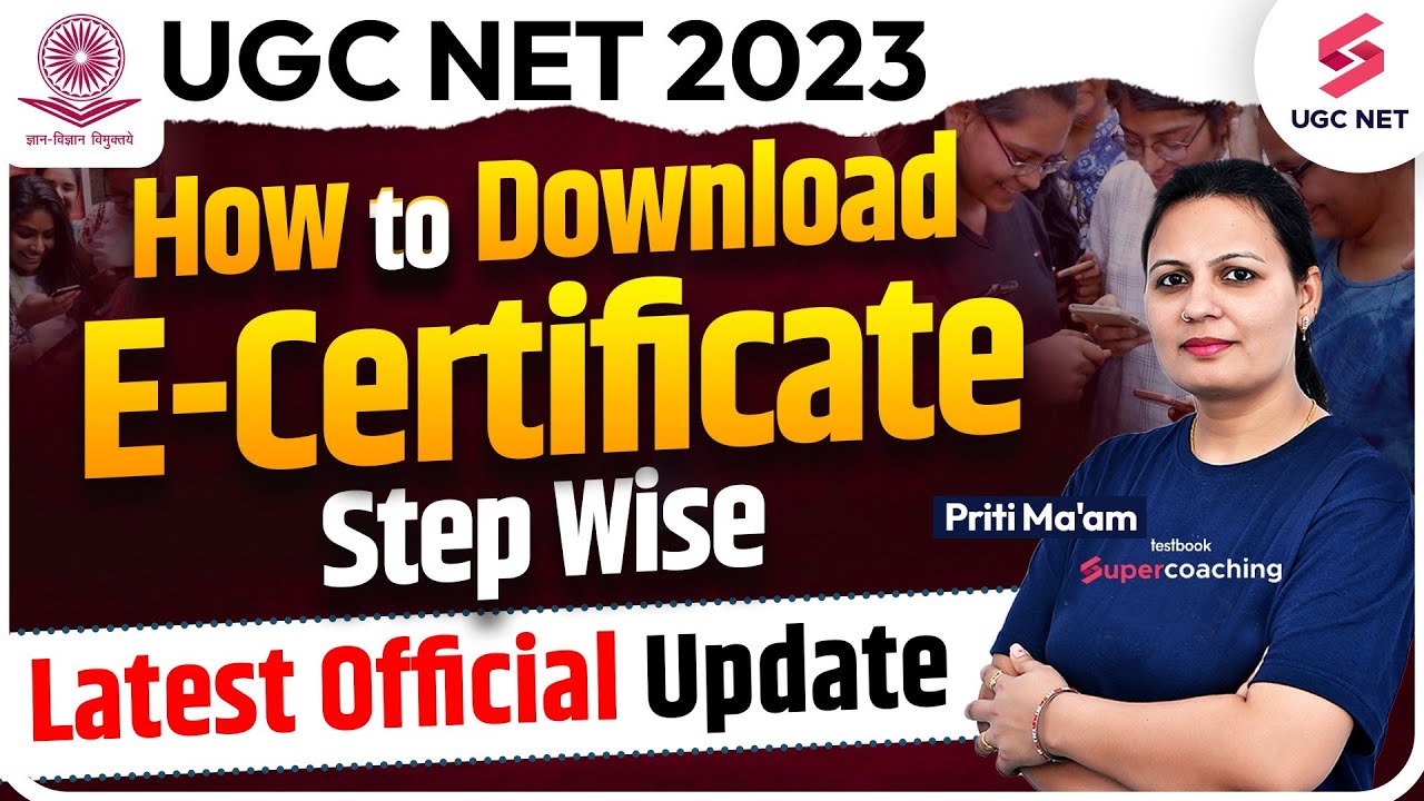 UGC NET E-Certificate 2023 Official Update | How to Download E ...