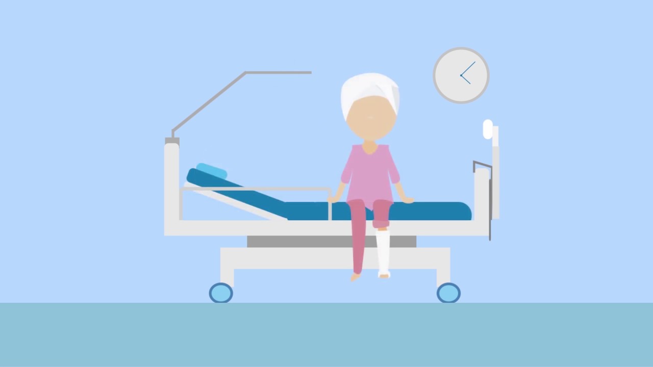 Wireless bed sensor for hospitals, English - YouTube