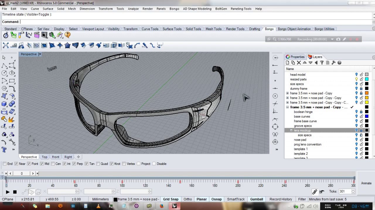 Sunglass prototype - YouTube