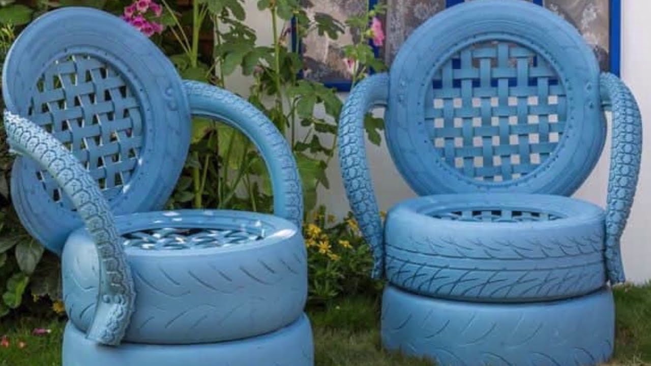 Old Tire Craft Ideas - YouTube