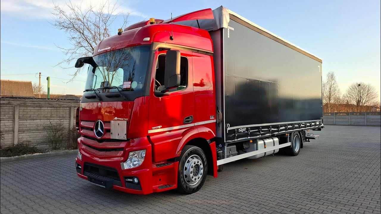 3. MERC ACTROS 1830 / 2019 / 525tys.km / WINDA / 20 PALER - YouTube