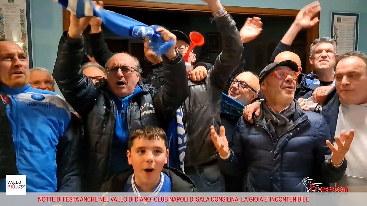 Notte di festa nel Vallo di Diano: al Club Napoli di Sala Consilina la ...