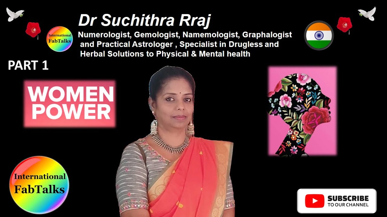 INTERNATIONAL FABTALKS WITH DR SUCHITRA RRAJ#empowerment #attitude #life #growth #education # ...