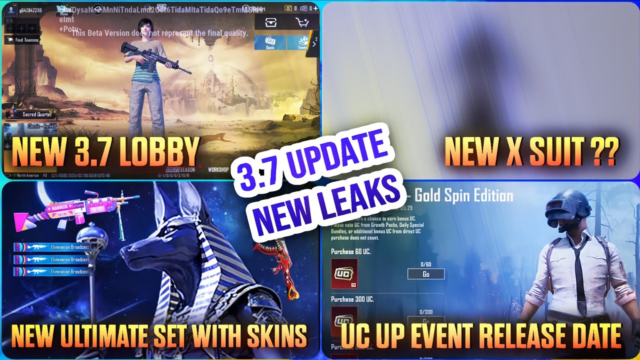 Uc Up Event Release Date 😍 New X Suit Coming in 3.7 🔥3.7 Ultimate Set ...