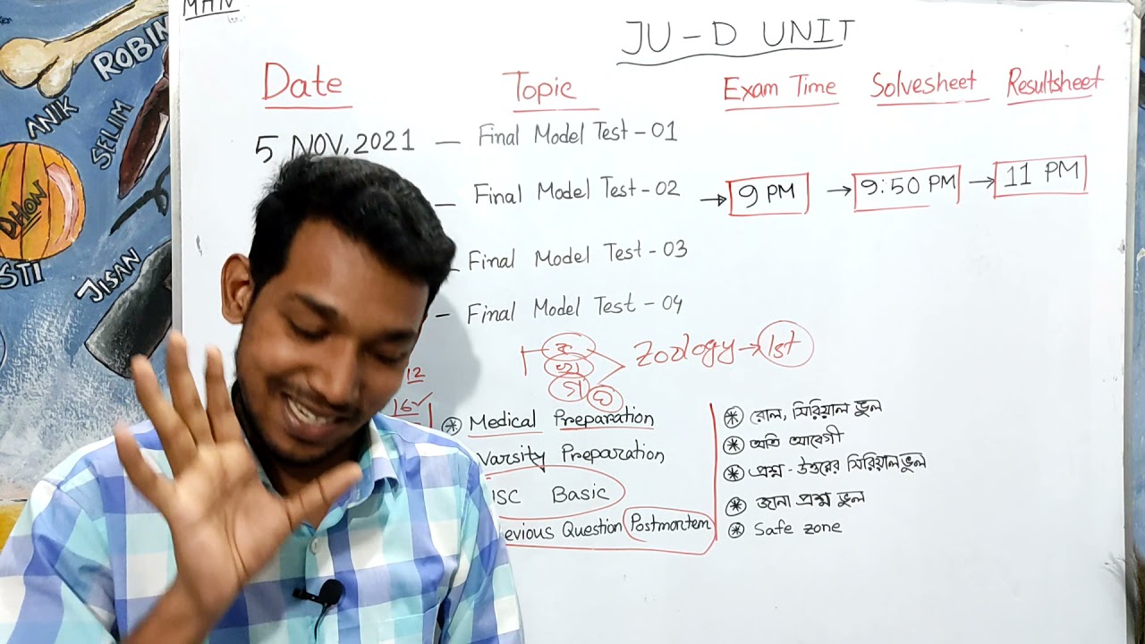 JU-D Unit Admission Helpline and Free Exam Routine/Admission 2021/MH ...