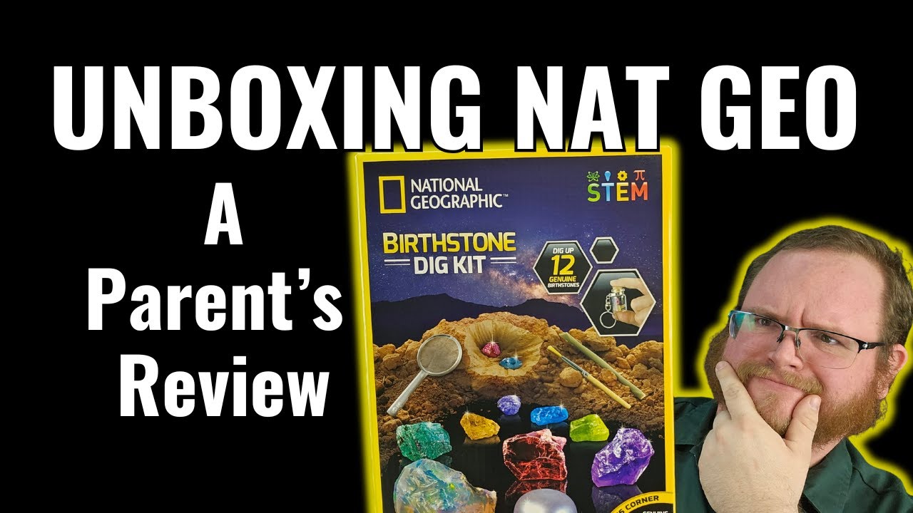 Unboxing: Nat Geo Birthstone Dig Kit - A Parents Review - YouTube