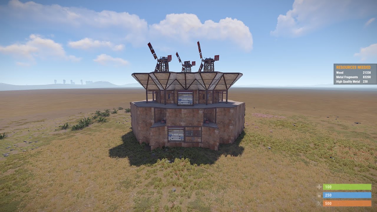 Rust Fading Light Bunker Base Design Step by Step - YouTube