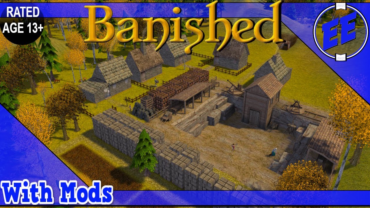 Banished with Mods / Trade Items & Storage ~ S10 Ep7 / @ShiningrockSoft ...