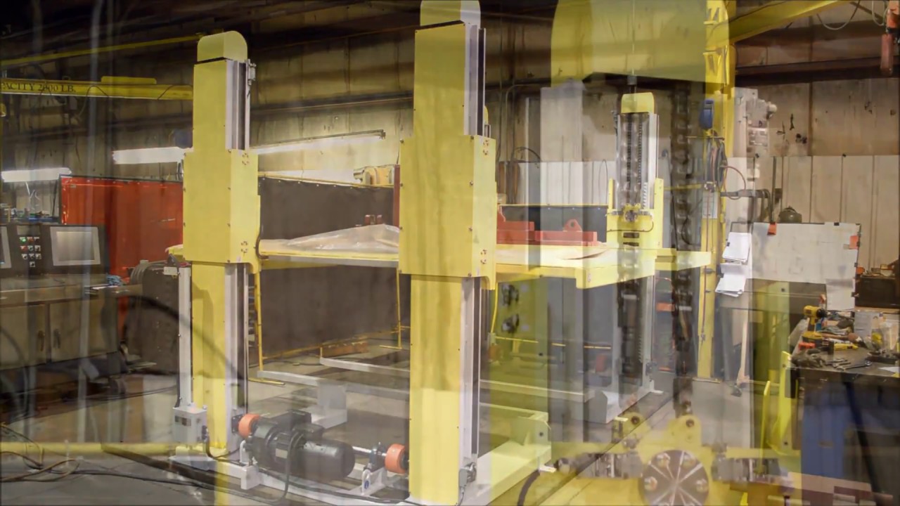 Four Post Electric Chain Lift - YouTube