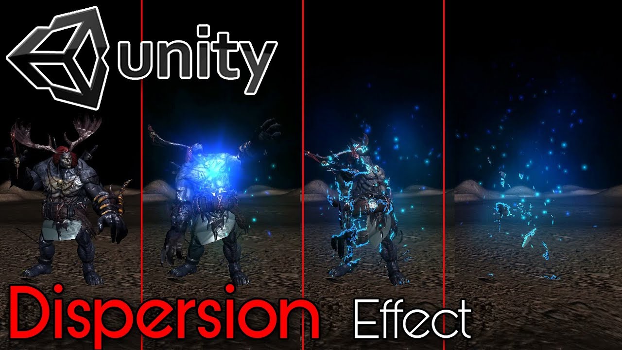 Unity dispersion effect Tutorials - YouTube