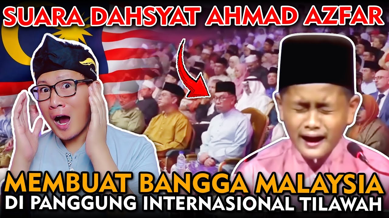 💥MEMUKAU SELURUH DUNIA QORI CILIK MALAYSIA AHMAD AZFAR TAPIL DI ...