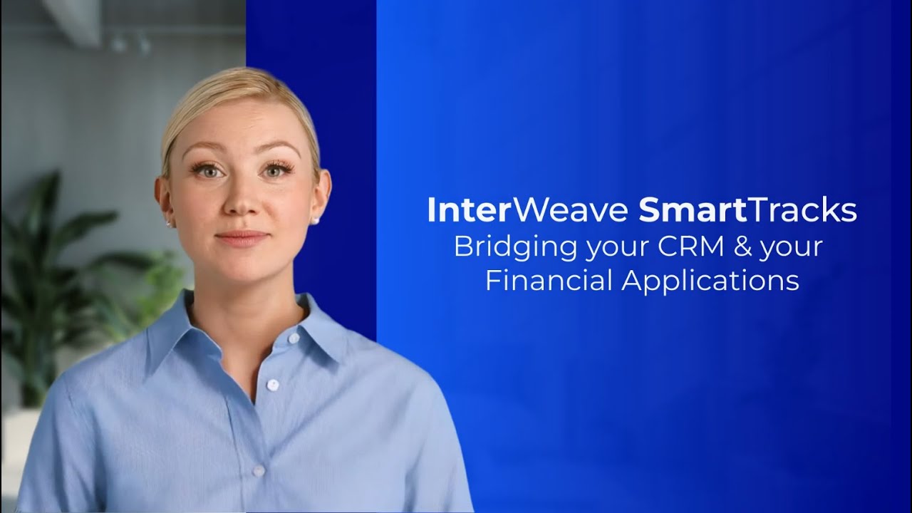 InterWeave SmartTracks Bridging your CRM and Financial Applications - YouTube