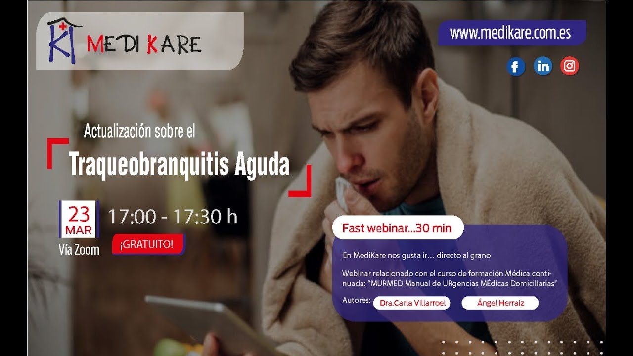Webinar #13/43: Traqueobronquitis aguda - YouTube