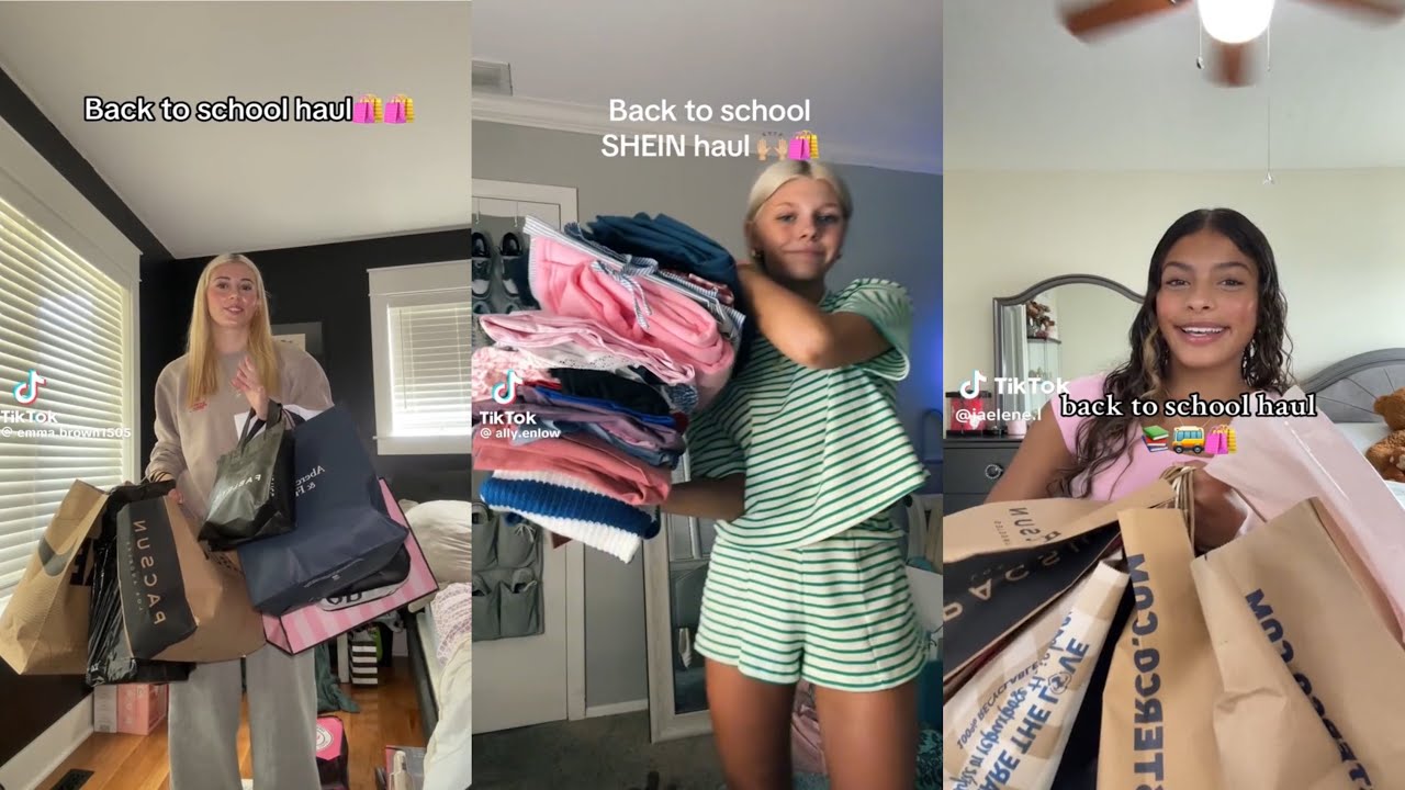 Back to school haul - TikTok compilation - YouTube