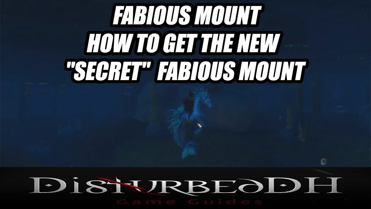 Fabious - How to get the New Secret Fabious WoW Mount! - YouTube